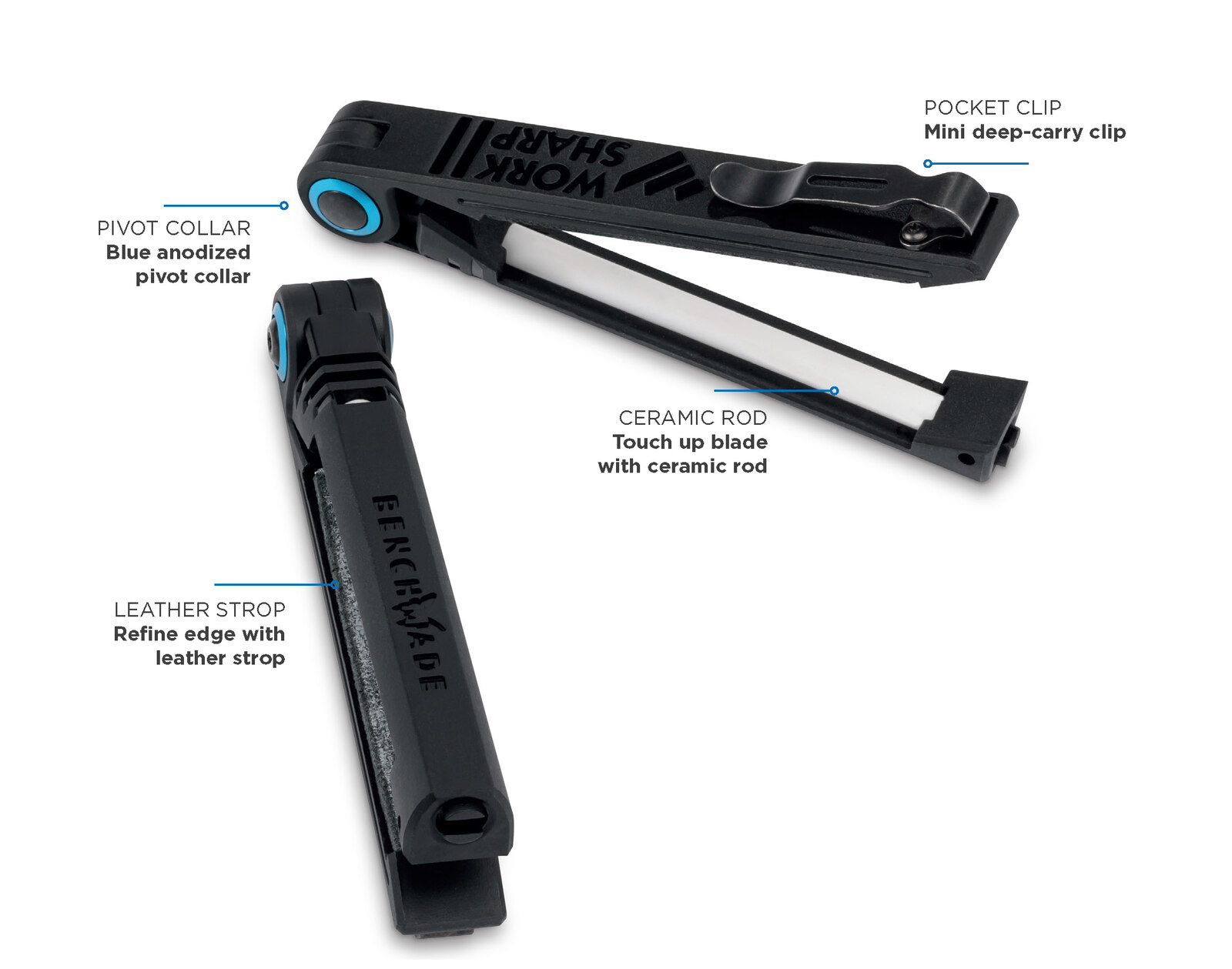 Benchmade 50030 Work Sharp EDC Folding Sharpener | Elite Outdoor Gear