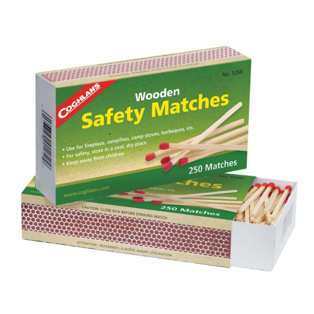Coghlan’s Wooden Safety Matches – 2 boxes of 250 matches | Elite ...