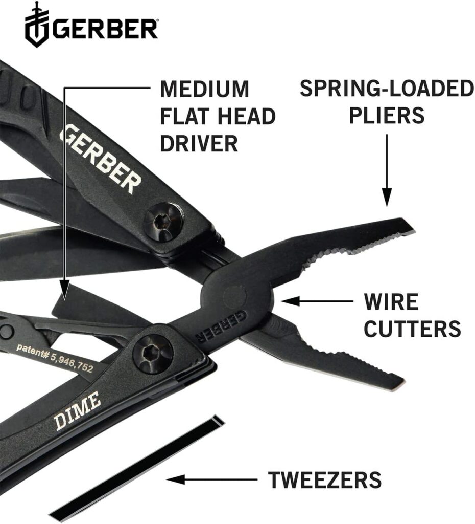 Gerber DIME Multitool – Black | Elite Outdoor Gear