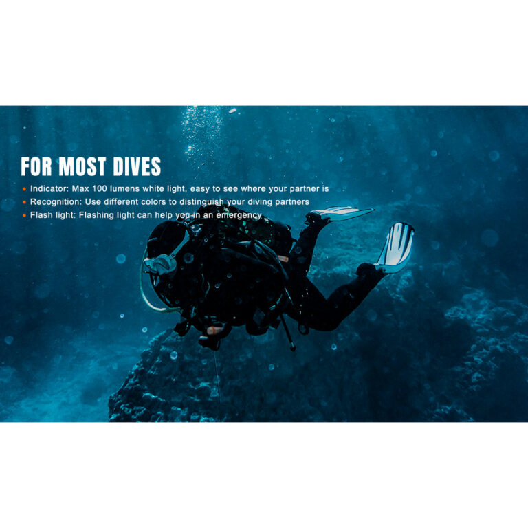 OrcaTorch SD03 Four-Colour Dive Beacon Light | Elite Outdoor Gear