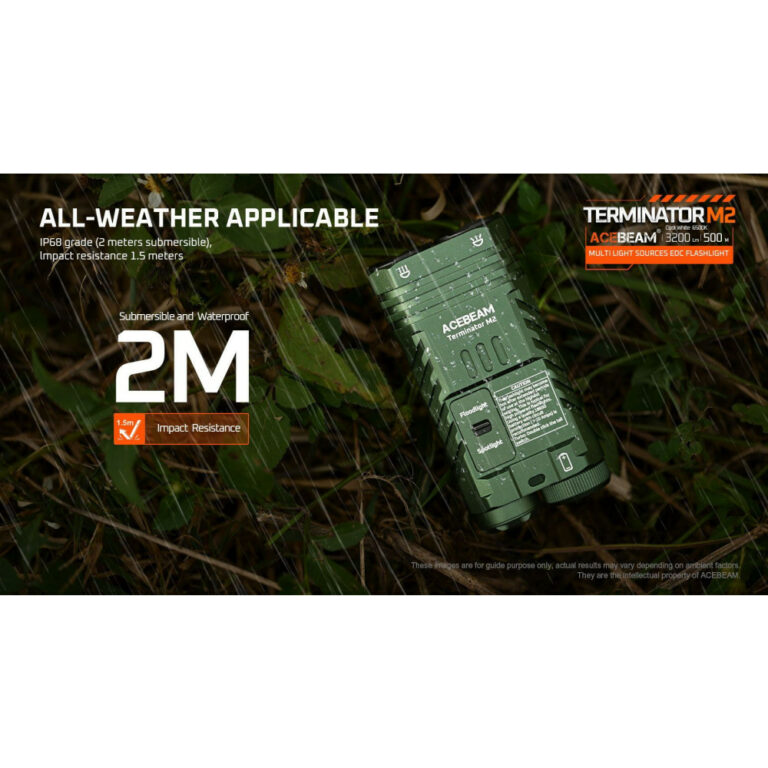 AceBeam Terminator M2 Pocket Light with Multiple Light Sources | Elite ...