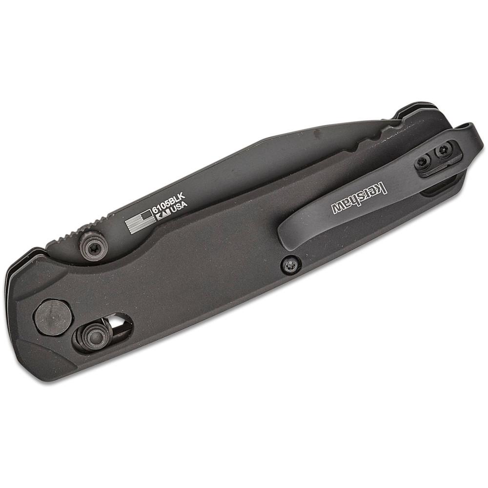 Kershaw Bel Air 6105BLK DuraLock KVT Folding Knife 3.1″ Black PVD CPM ...