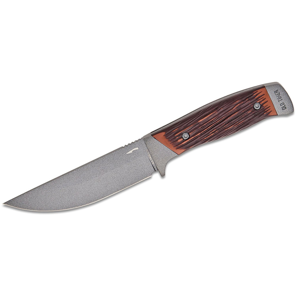 Schrade Old Timer Frontier Fixed Blade 131OTF + + Leather/Injection ...
